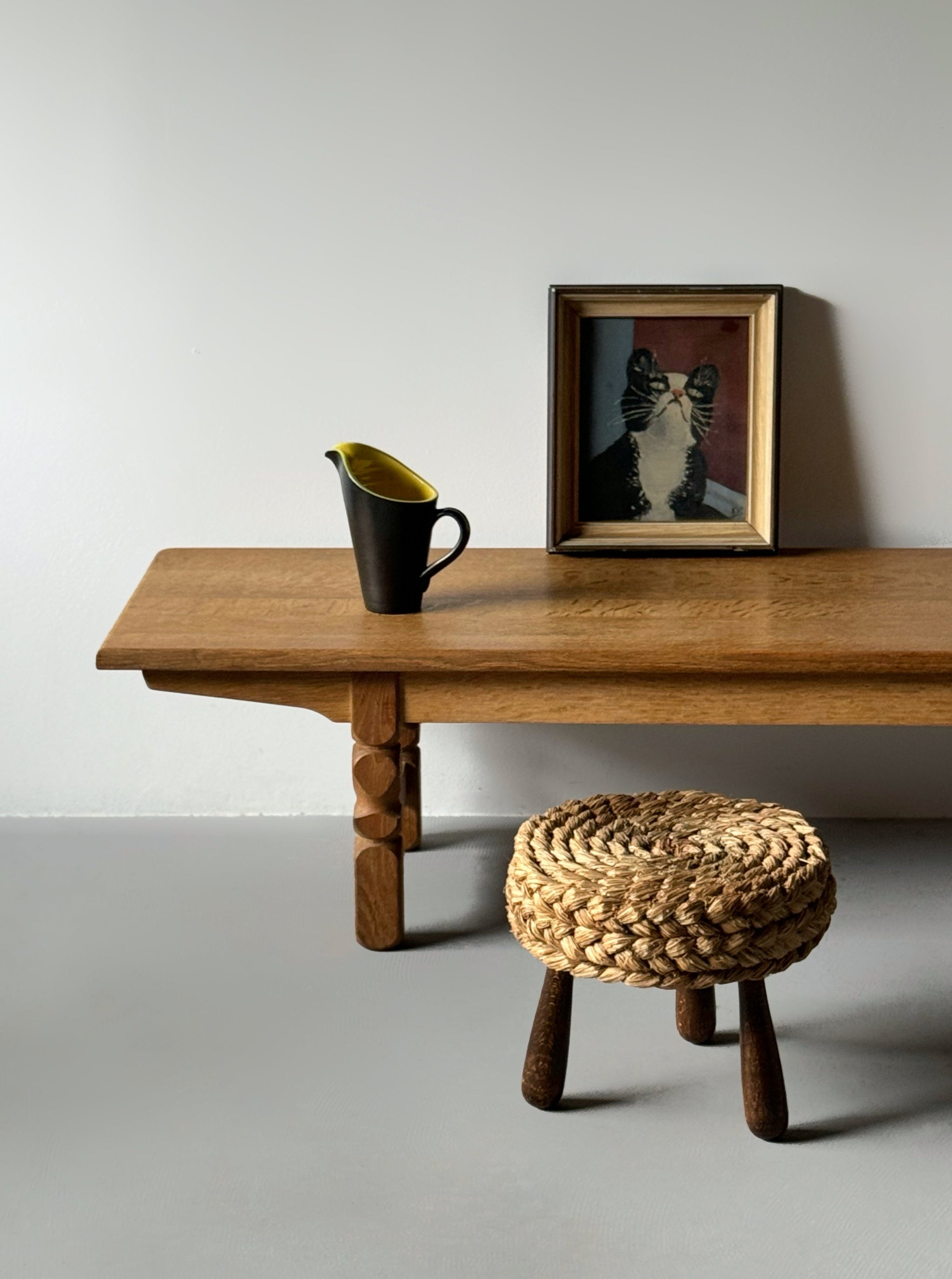 Stool designed by Adrien Audoux and Frida Minet - France -1950