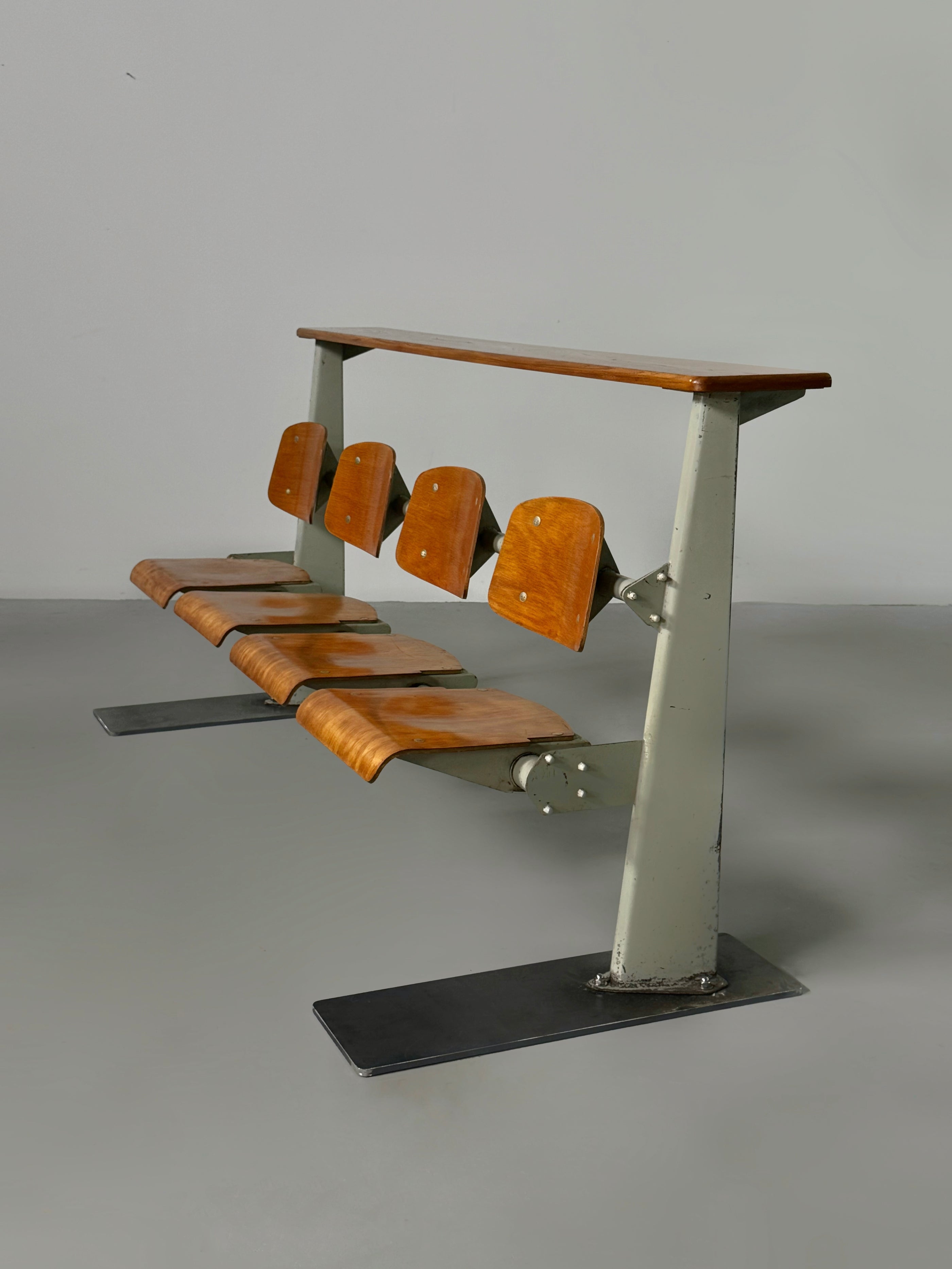 Amphitheater bench by Jean Prouvé, France 1960s